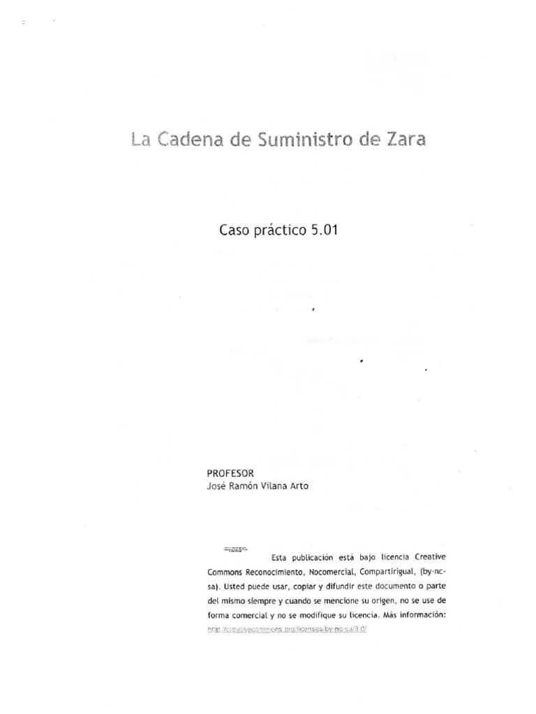 Caso Zara | PDF