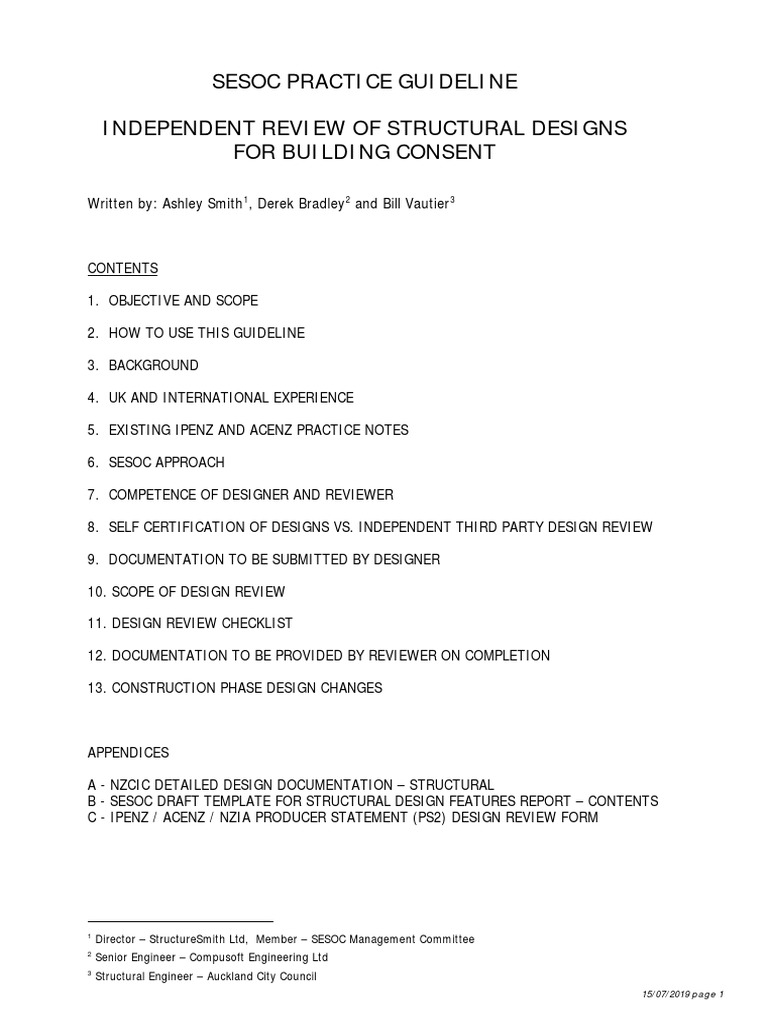 SESOC Design Review Guide | PDF | Safety | Risk Management