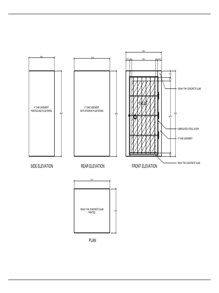 Vault: 100Mm THK Concrete Slab | PDF
