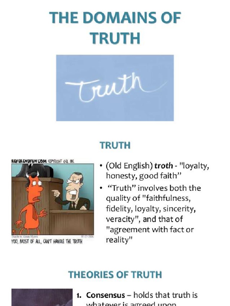 Domains of Truth | PDF
