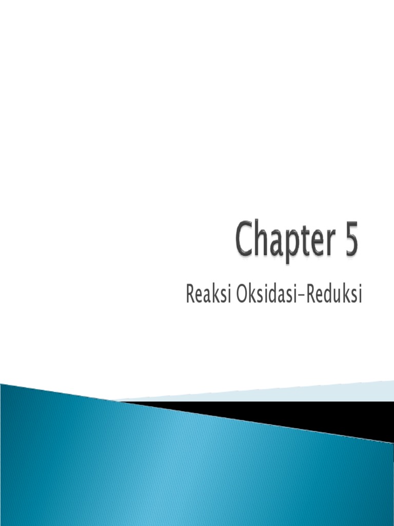 Bab 5 Redoks | PDF
