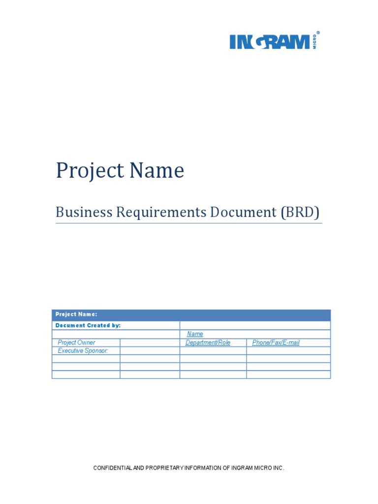 Sample BRD para Proyectos | PDF | Business Process | Interface (Computing)