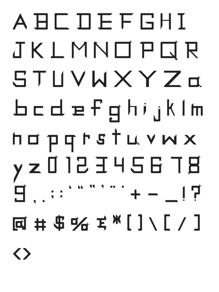 Font - Sharp | PDF
