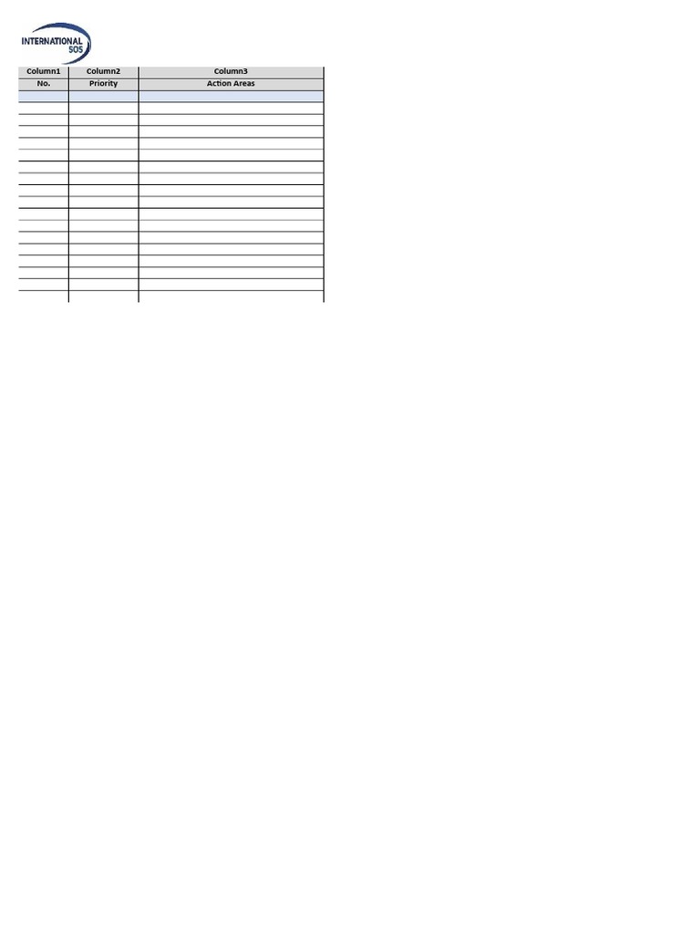 Column1 Column2 Column3 No. Priority Action Areas | PDF