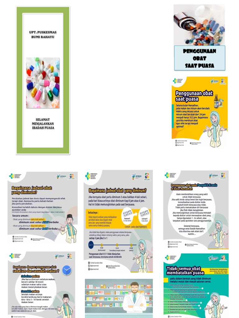 Leaflet Penggunaan Obat Saat Puasa | PDF