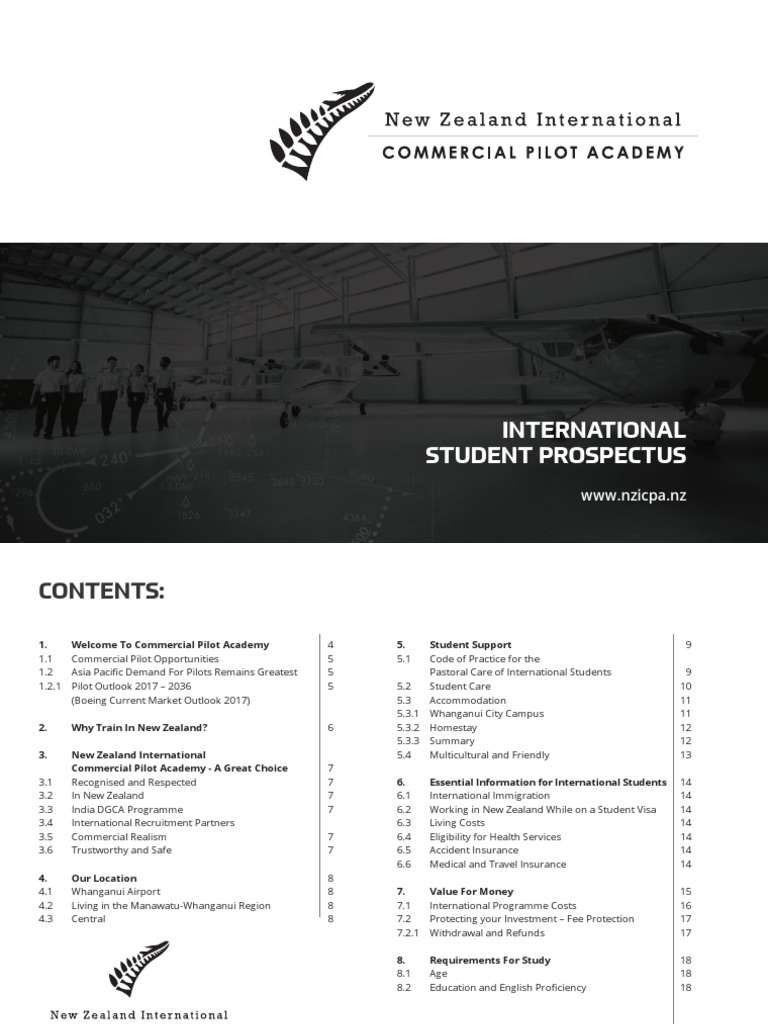 NZ International Commercial Pilot Academy | PDF | Instrument Flight ...