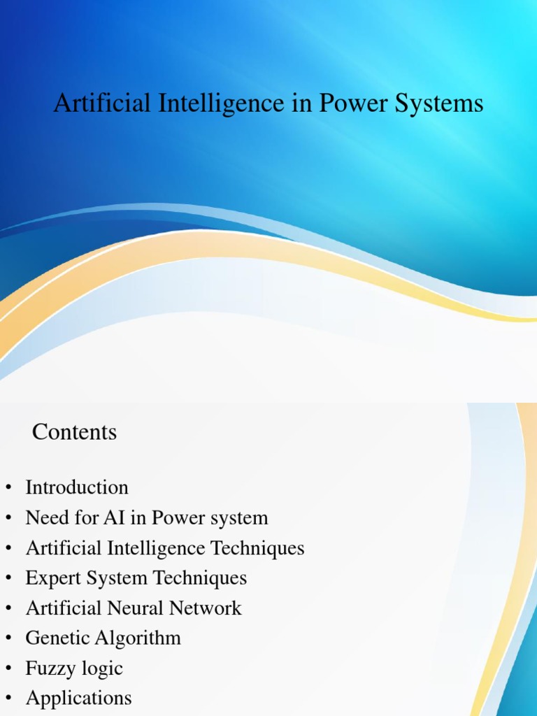 Ai Power Systyem | PDF | Artificial Intelligence | Intelligence (AI ...