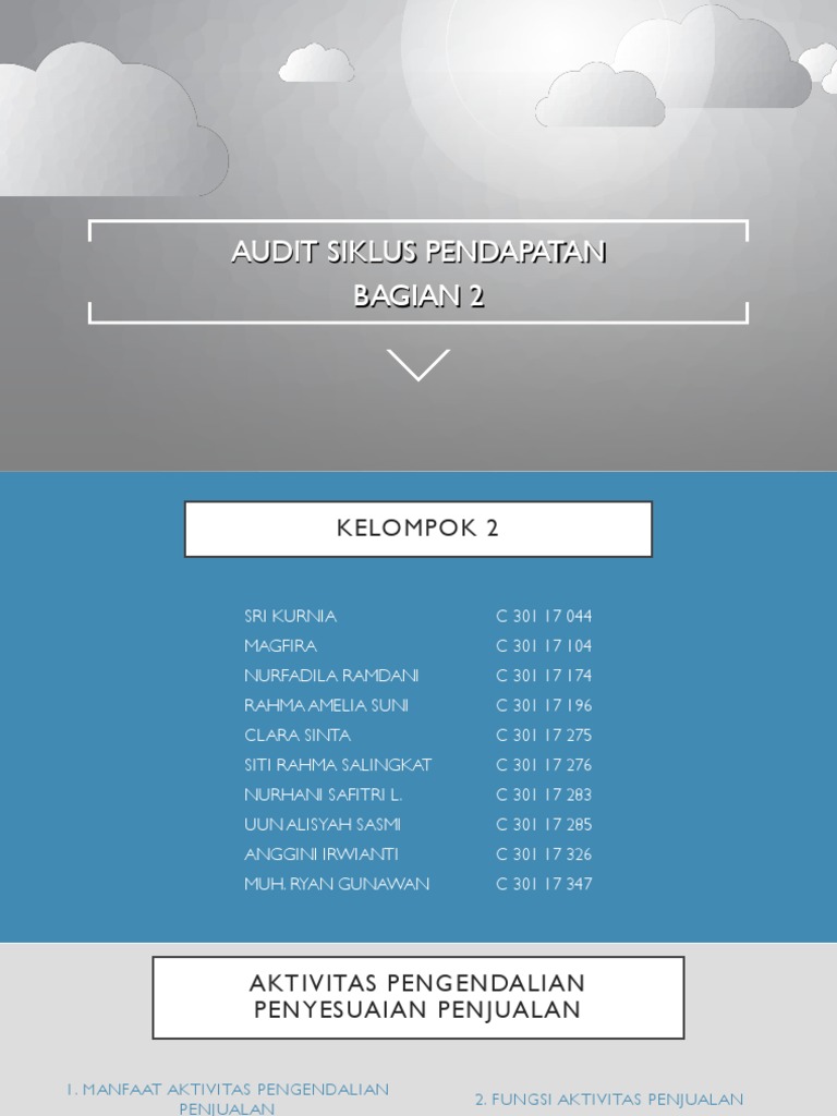 Audit Siklus Pendapatan | PDF