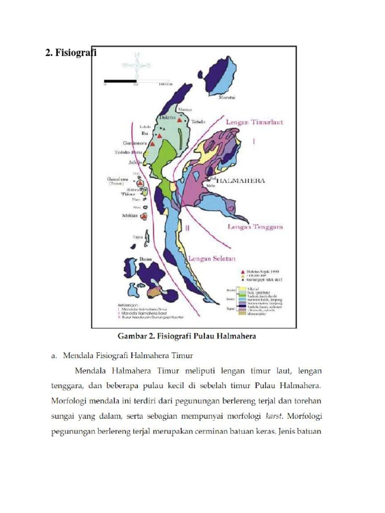 Peta Geologi Pulau Bacan dan Maluku Utara | PDF | Sains & Matematika