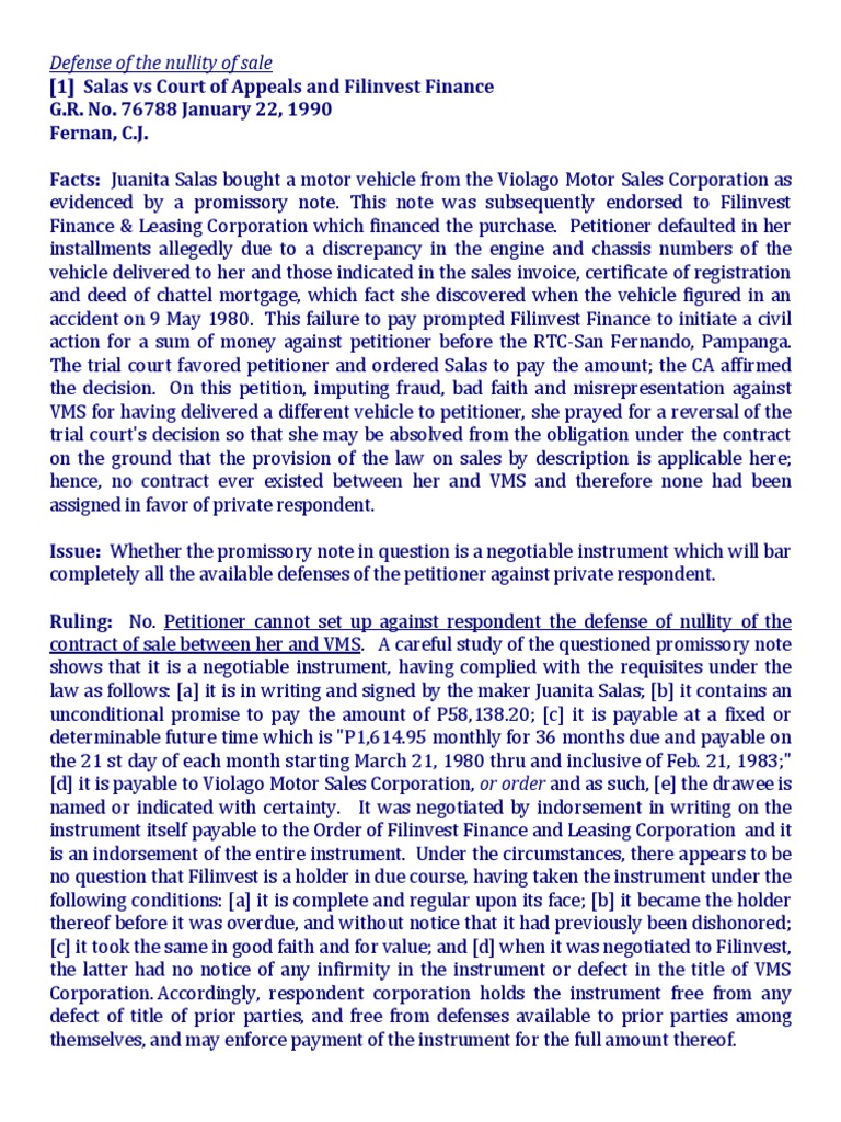 Nego Collection Digest | PDF | Negotiable Instrument | Cheque