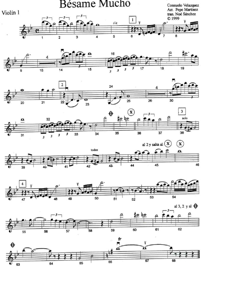 Volver 1° Violin | PDF