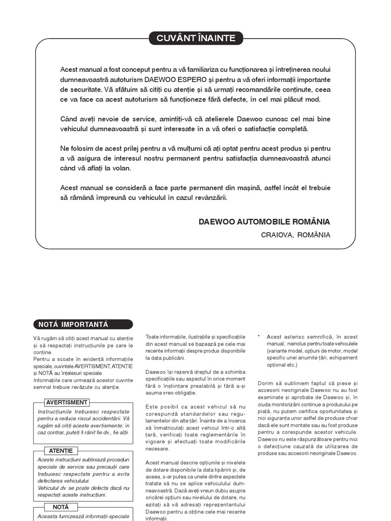 Manual de Utilizare | PDF