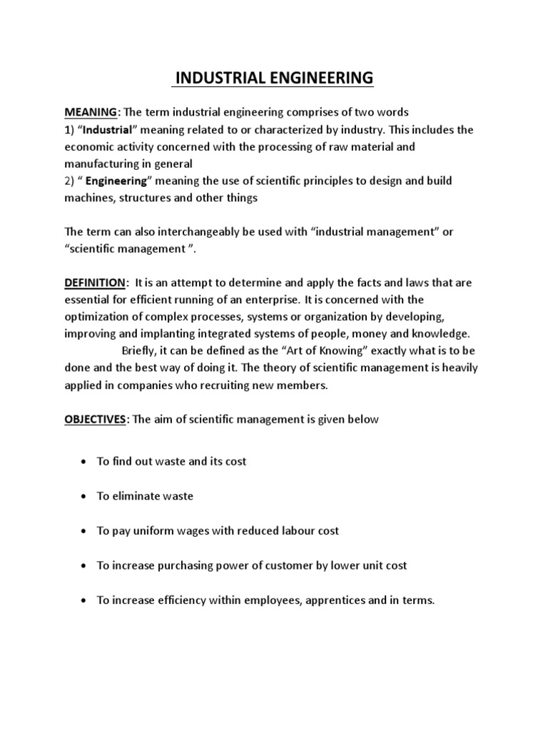 Assignment | PDF | Industrial Engineering | Industrial Revolution