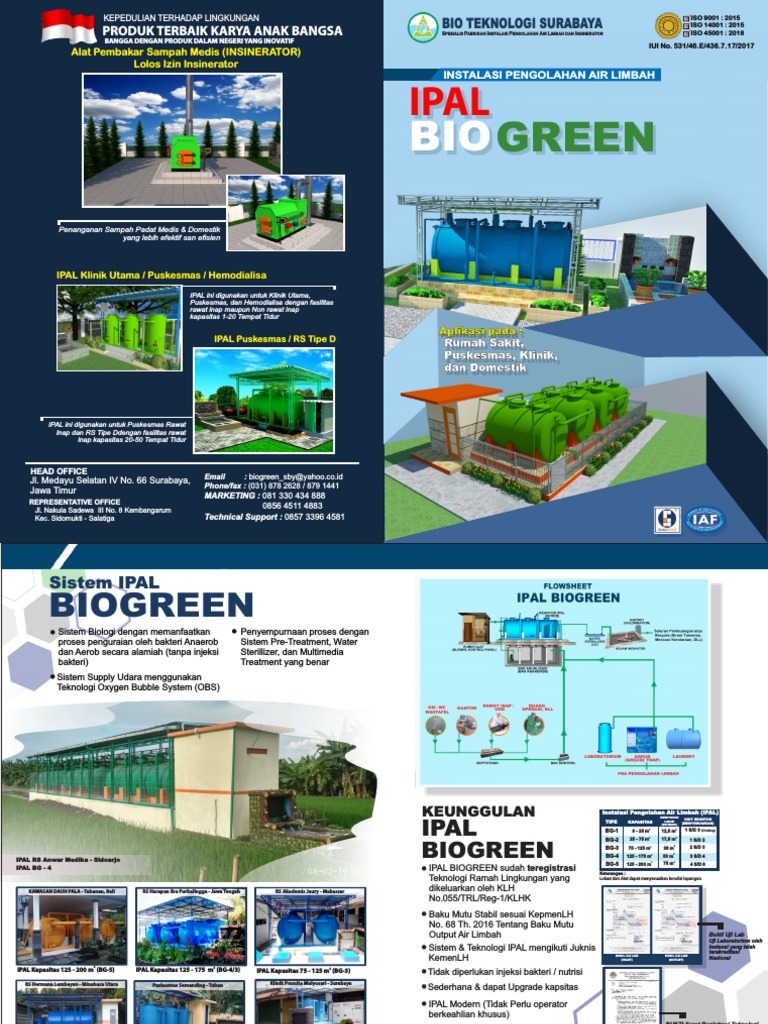 Desain IPAL untuk Puskesmas dan Klinik | PDF