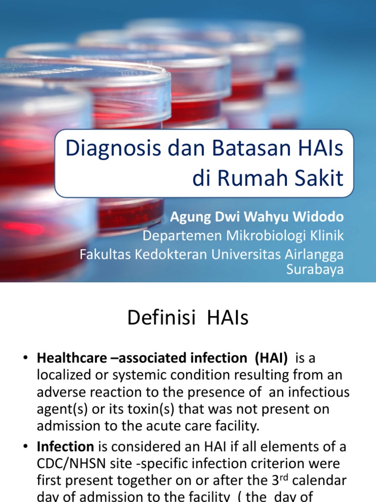 Diagnosis Dan Batasan HAIs | PDF | Urinary Tract Infection | Infection