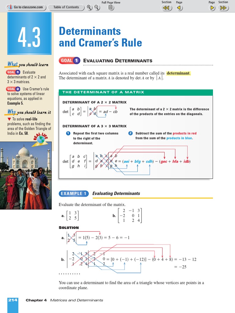 Cramers Rule Chemical Application Problem | PDF | Determinant | Matrix ...