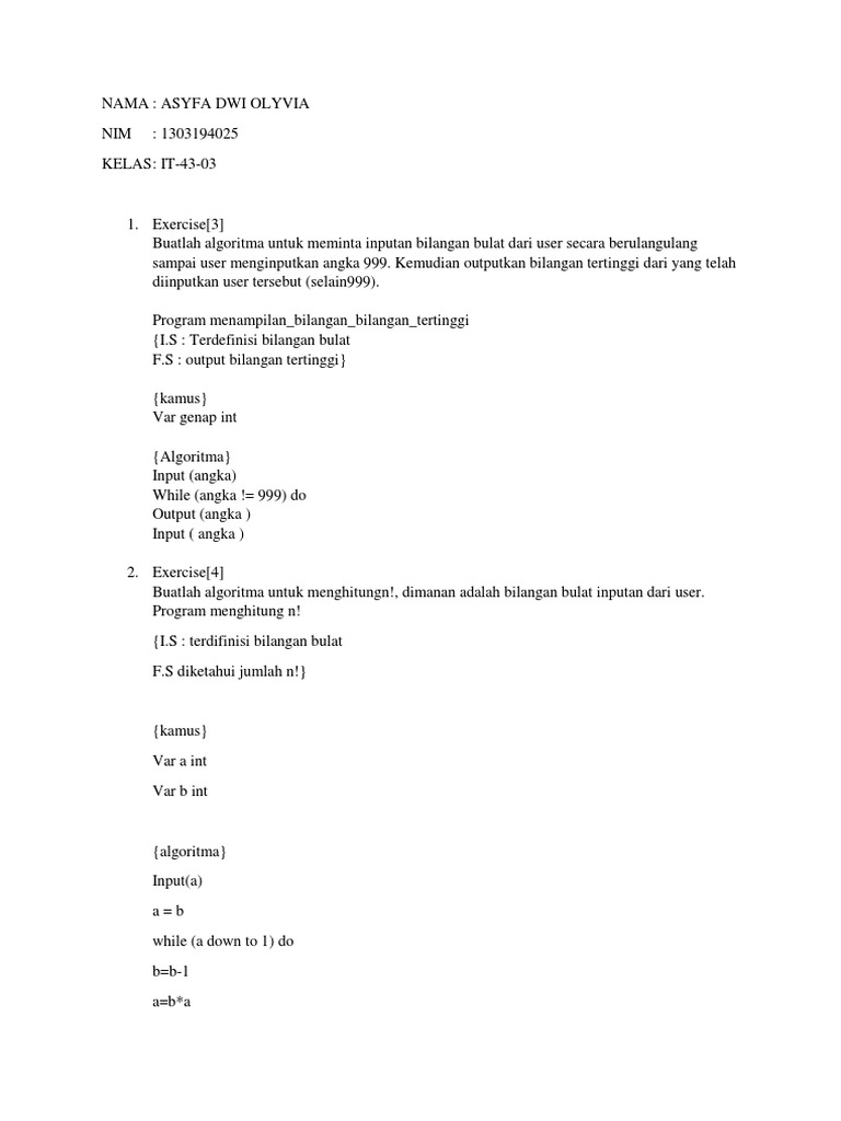 Dap Looping Asyfa | PDF