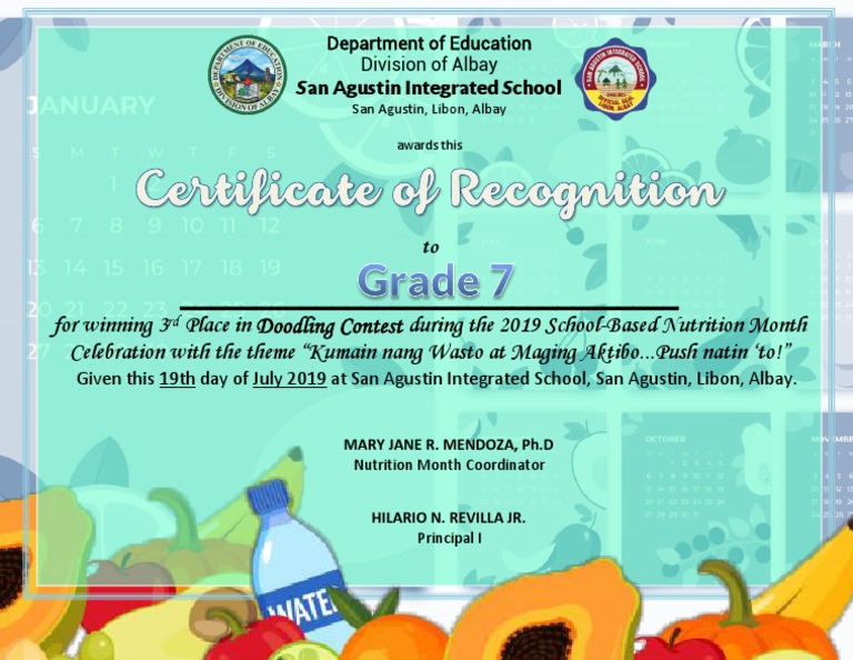 3rd Place Doodling Contest | PDF