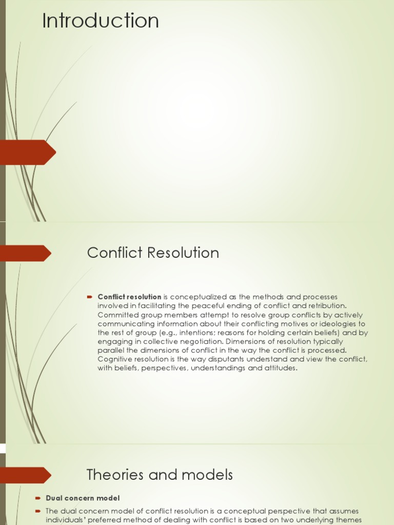 Understanding Conflict Resolution: A Comprehensive Look at Theories ...