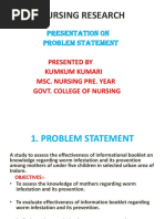 Problem Statements CHN 2017 | PDF | Nursing | Public Health
