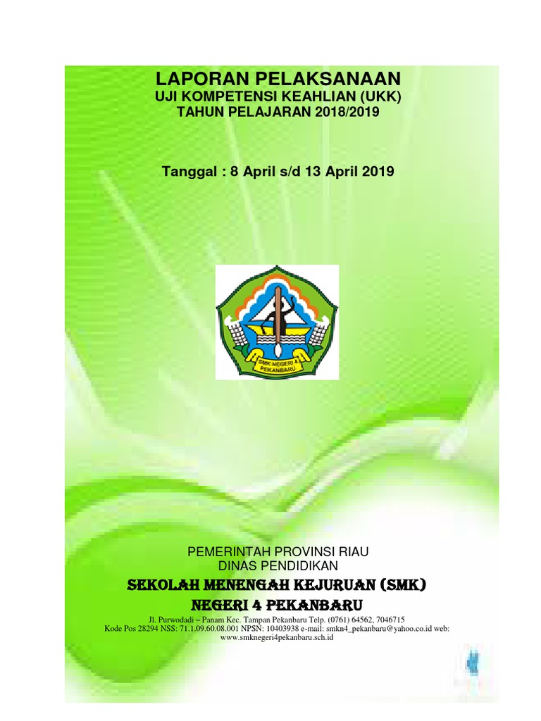 Laporan Ukk 2018-2019 | PDF