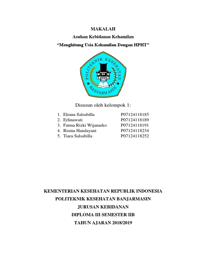 Menghitung Usia Kehamilan dengan HPHT | PDF | Kesehatan Holistik ...