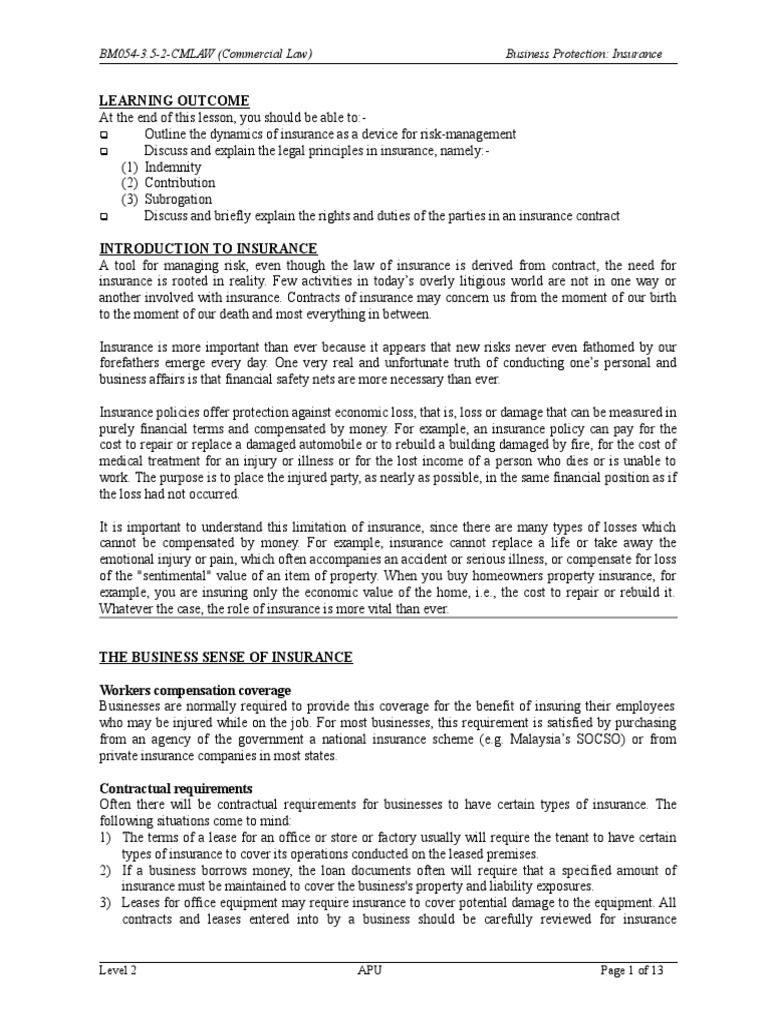 T8 Notes Insurance | PDF | Liability Insurance | Insurance