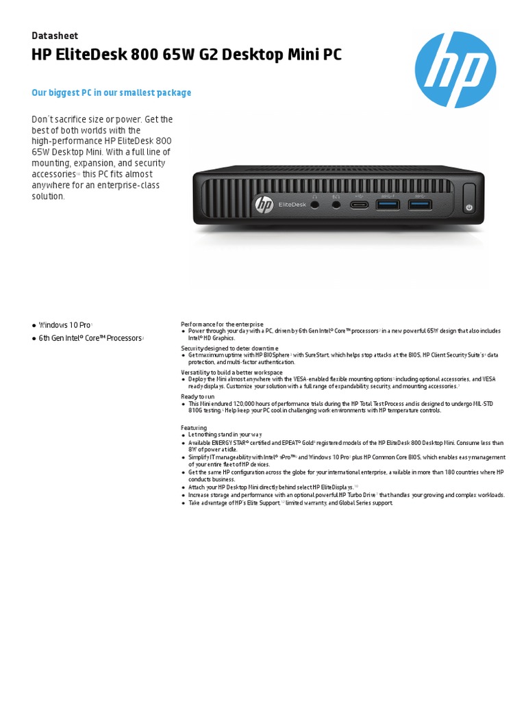 HP Crocs PDF | PDF | Desktop Computer | Personal Computers