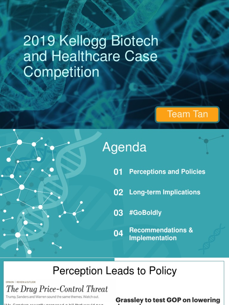 2019 Kellogg Healthcare Case Competition Slides | PDF | Pharmaceutical ...