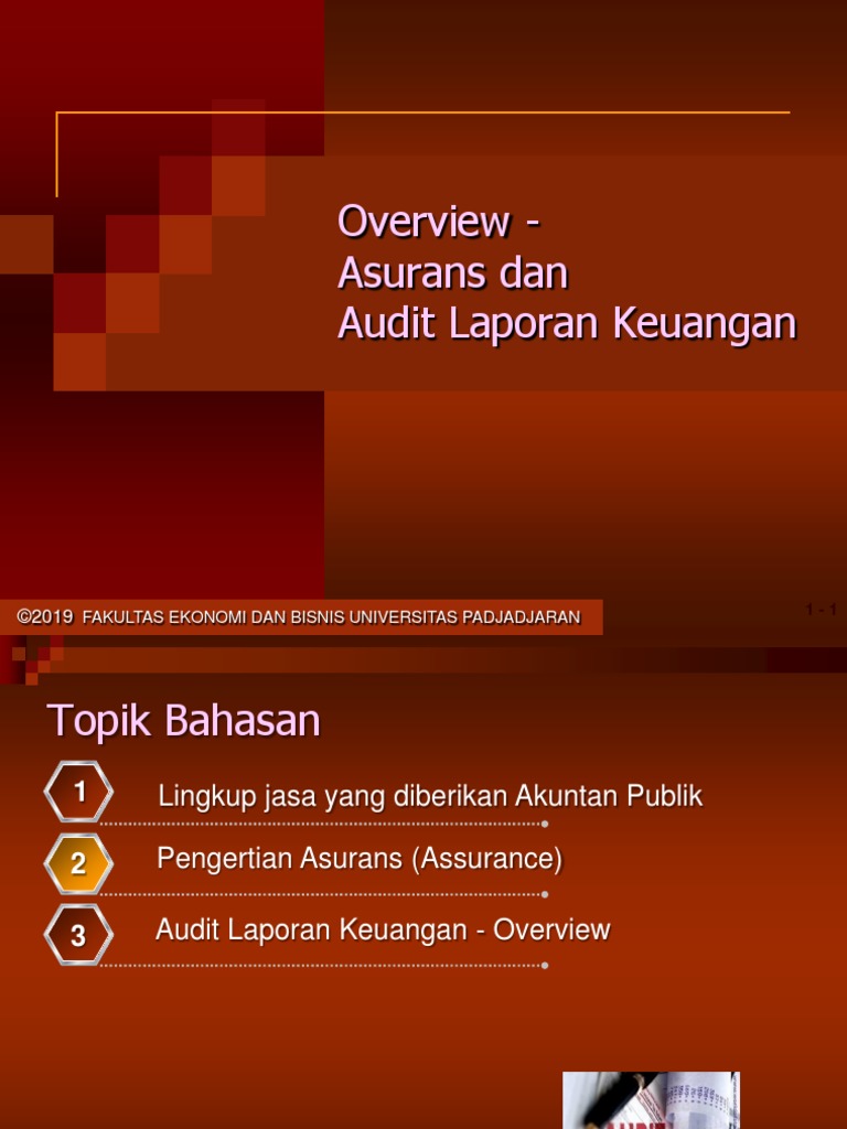 Assurance & Audit of Financial Statements - Overview | PDF