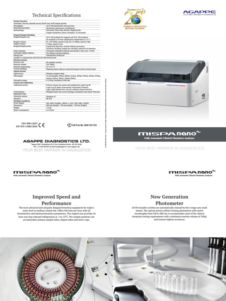 Mispa Nano Plus-1 | PDF | Spectrophotometry | Chemistry