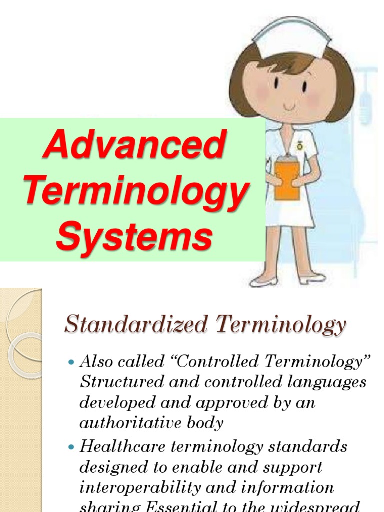 An Overview of Standardized Nursing Terminologies and Their Role in ...