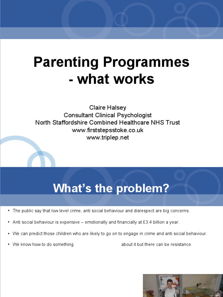 Parenting Programmes - What Works | PDF | Relationships | Parenting