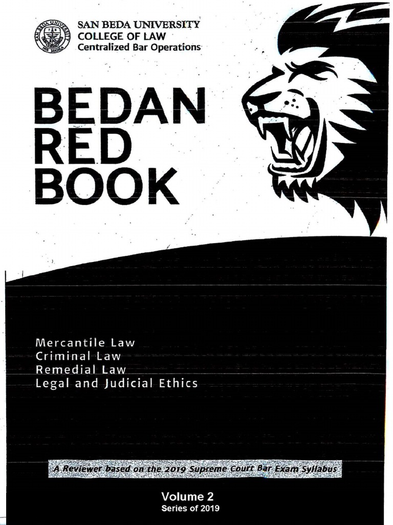 Red Book 2019 - Vol. 2 - Remedial Law | PDF