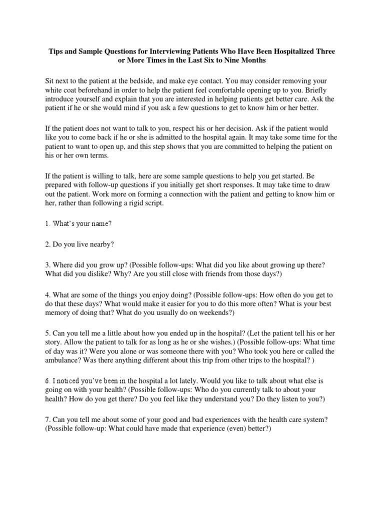 Gathering Patient Information | PDF | Patient | Health Care