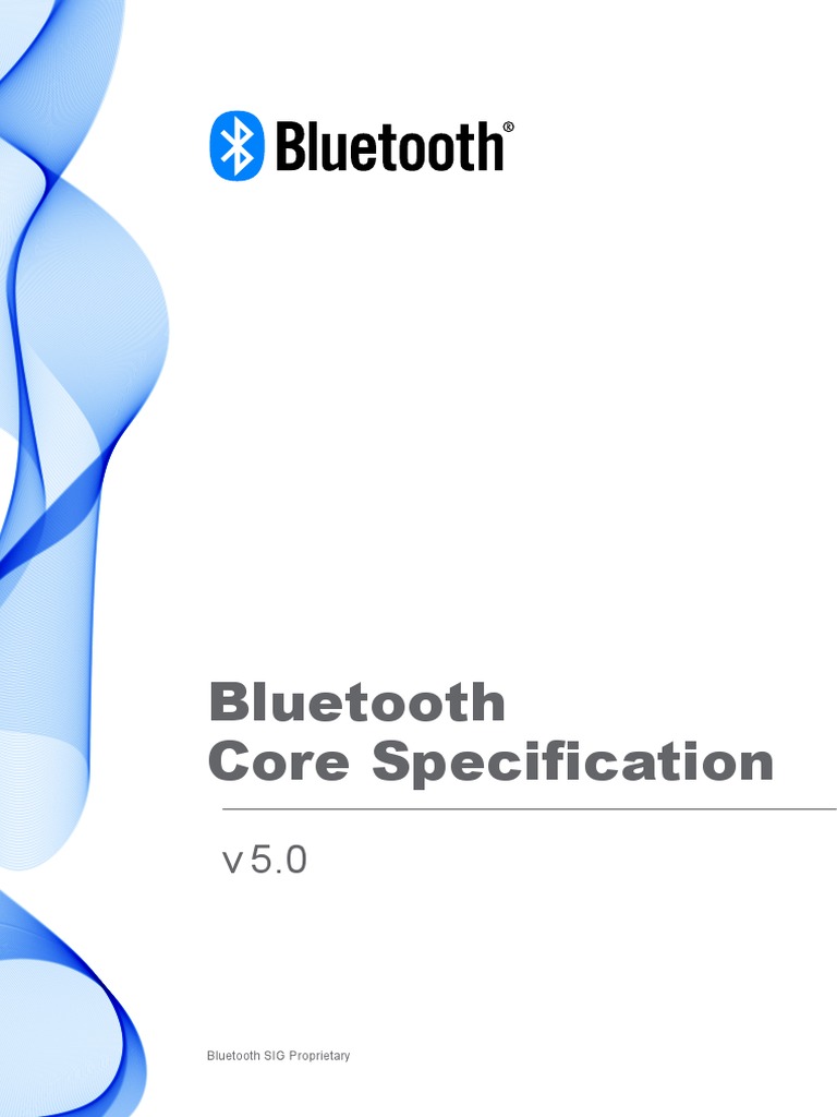 Core v5.0 | PDF | Bluetooth | Telecommunications Engineering