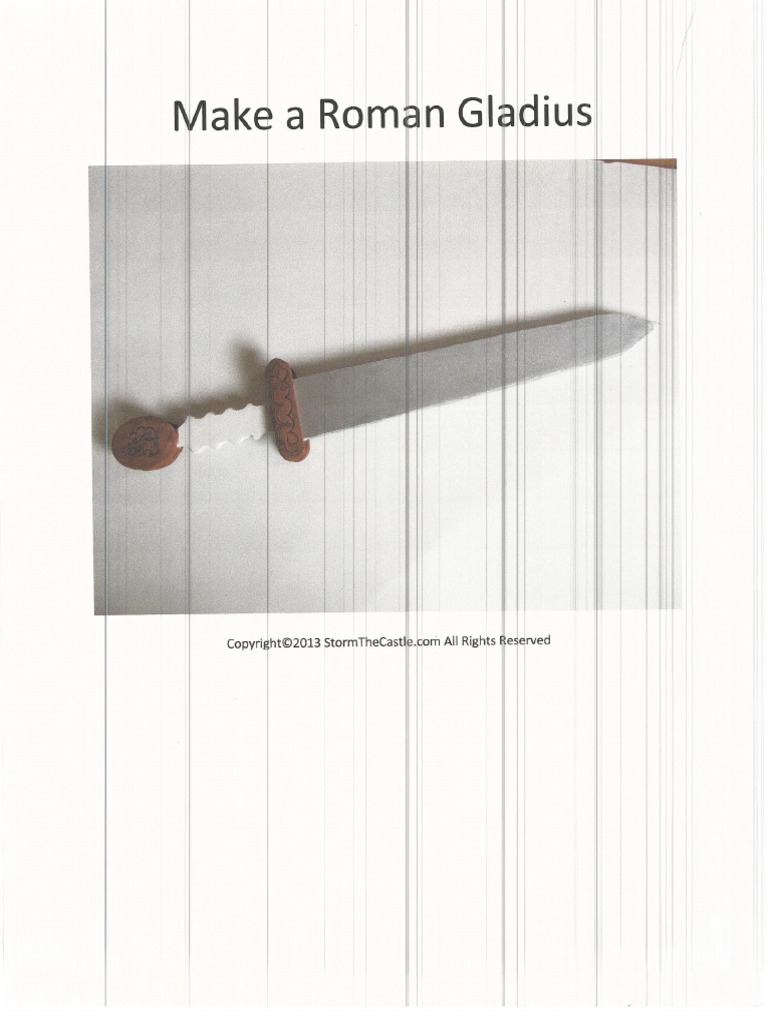 Roman Gladius Template | PDF