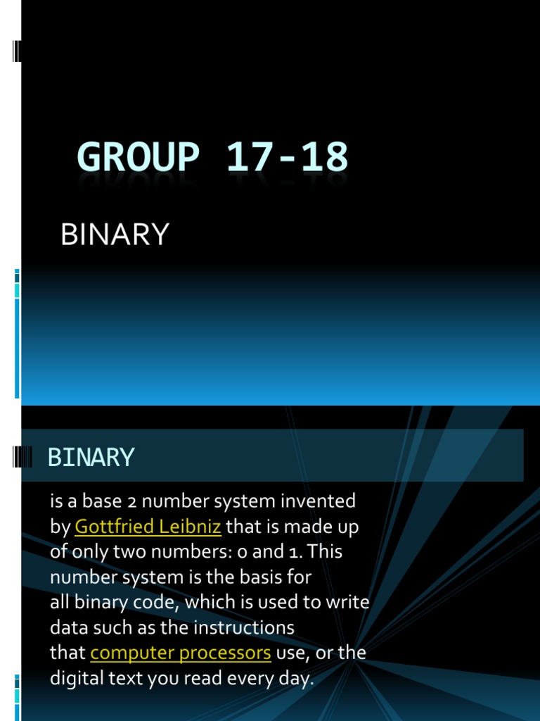 Binary | PDF