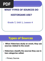 Primary Secondary Sources Guide School | PDF | Primary Sources | Lesson ...