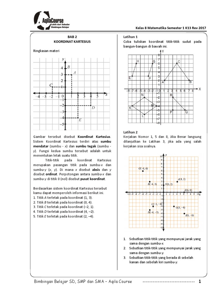 8M Kelas 8 Bab 2 Matematika Semester 1 K13 Revisi 2017 | PDF | Metode ...