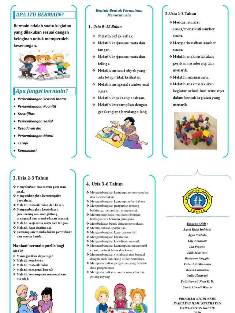 LEAFLET Bermain Anak Puzzle | PDF