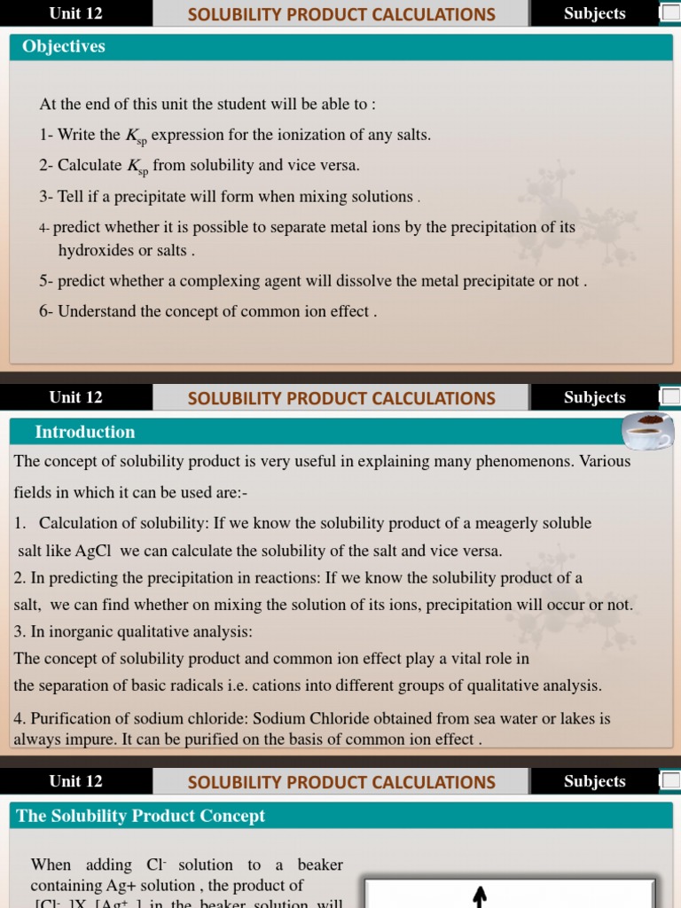 Common Ion Effect | PDF | Hydroxide | Solubility