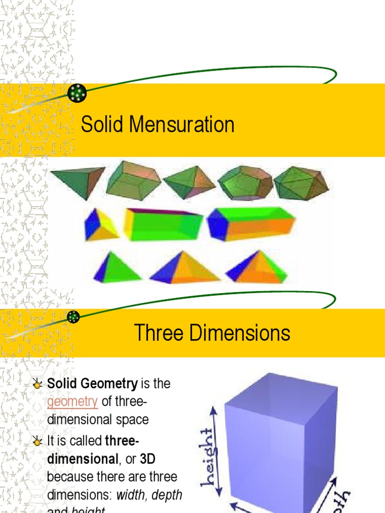 Solid Geometry Student | PDF | Area | Line (Geometry)