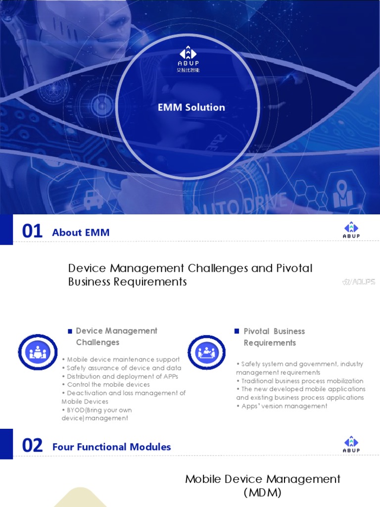 Abup Emm Solution en v04 2 | PDF | Mobile App | Information Technology ...