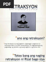 Ang Retraksyon Ni Rizal | PDF