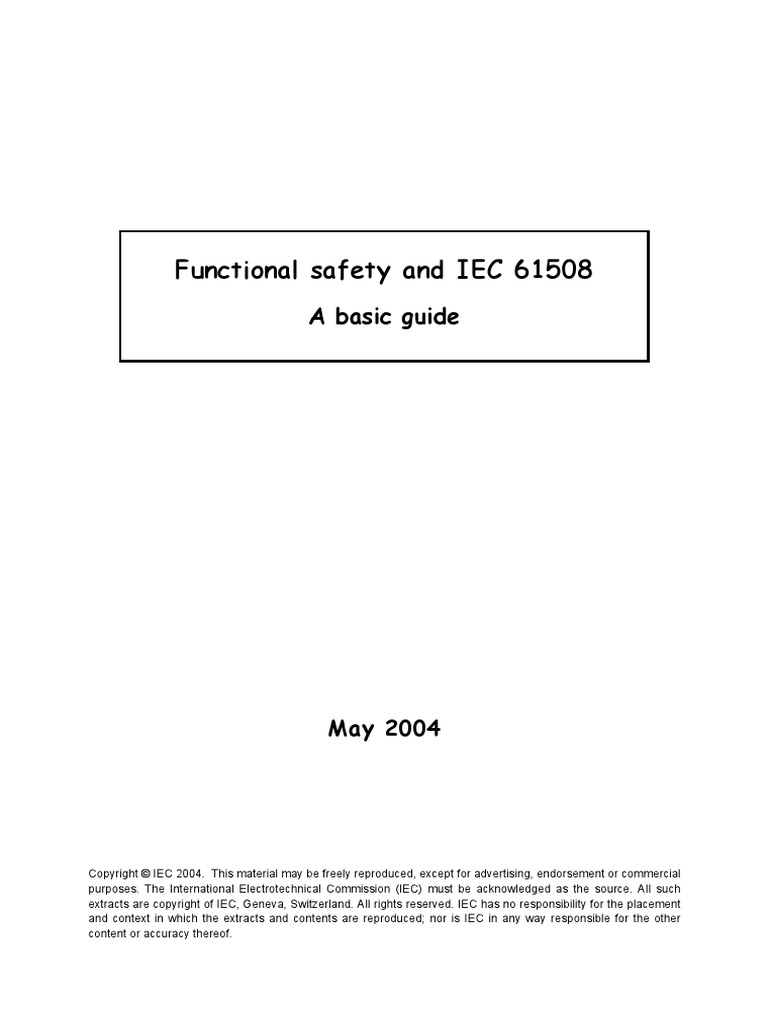 Functional Safety And Iec 61508 – DRXKT