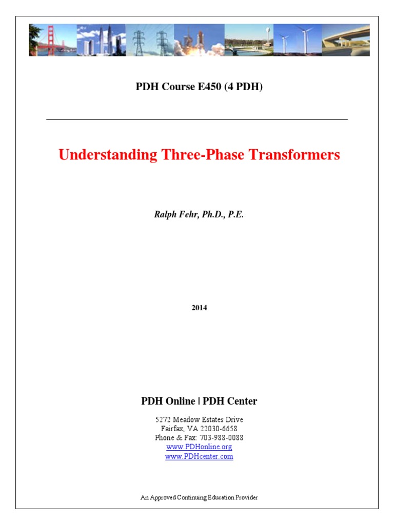 Understanding Three-Phase Transformers: PDH Course E450 (4 PDH) | PDF ...