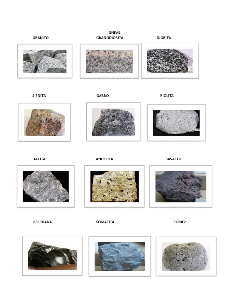Rocas Igneas | PDF