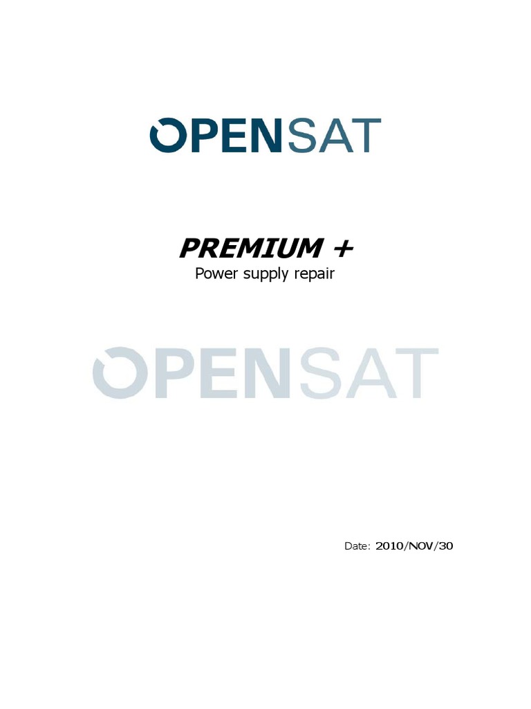OpenSAT-Repair Power Supply | PDF