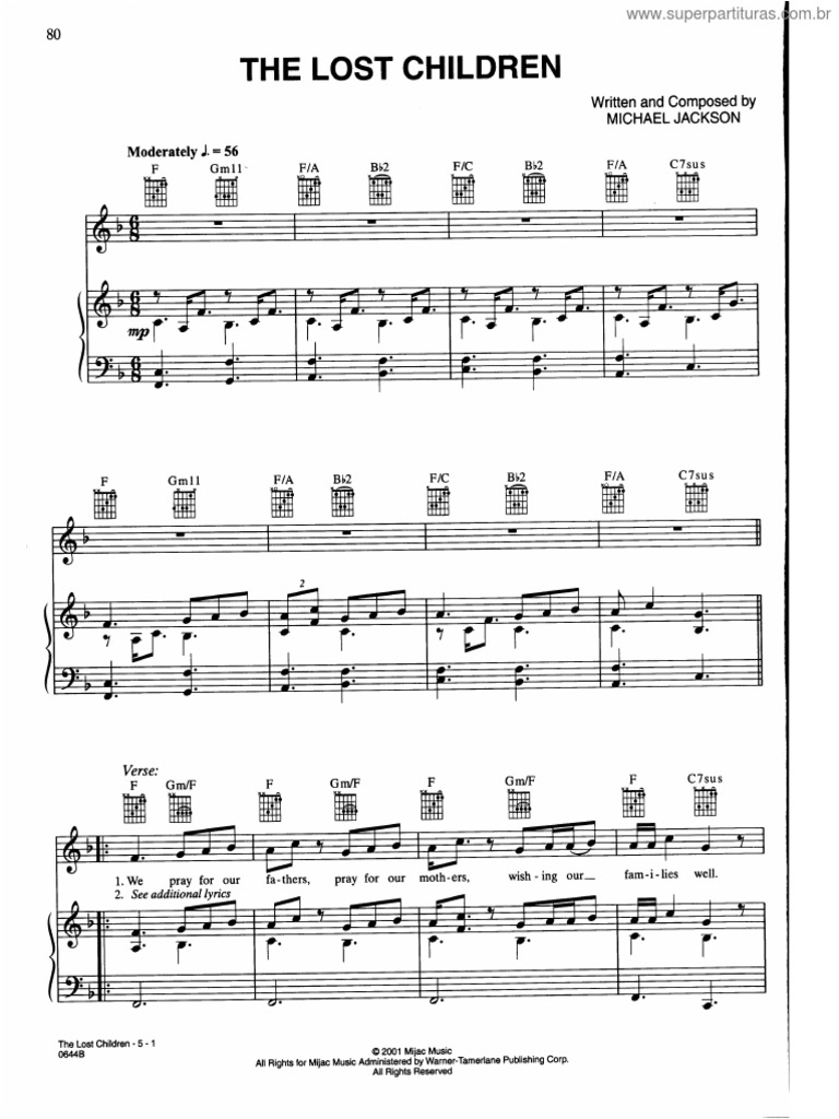 The Lost Children - Michael Jackson | PDF | Relaciones personales ...